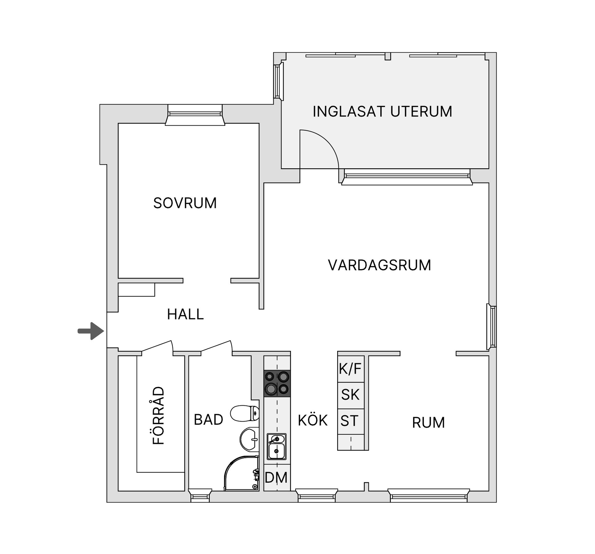 Himmelsvägen 33, Storvreta, Uppsala - Lägenhet | Boneo